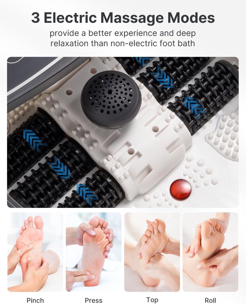 RENPHO Foot Spa Bath Massager Pro JD618 - Topocentras