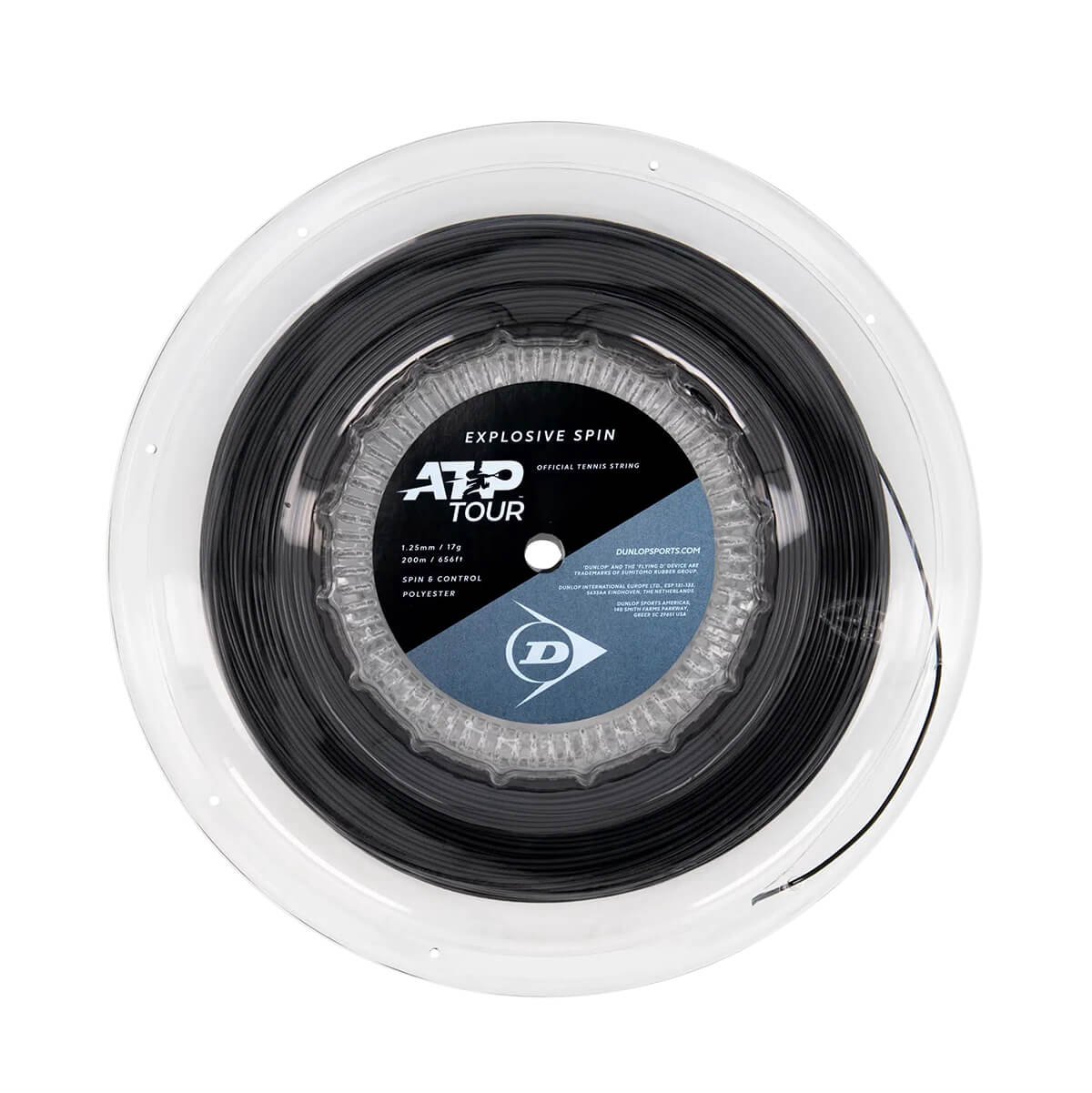 Stygos tenisui EXPLOSIVE SPIN 17g/1.25mm 200m black - Topocentras