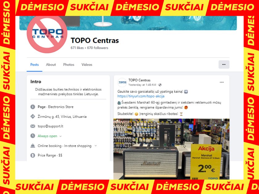„Topo centro“ vardu vis dar bando naudotis sukčiai - Topocentras