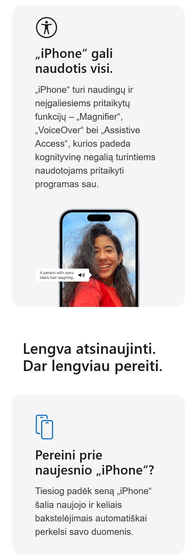 Mobilusis telefonas APPLE iPhone 15 128GB Black - Topocentras