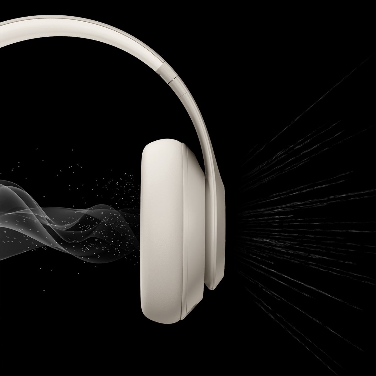 Ausinės BEATS Studio Pro, triukšmą slopinančios, belaidės, juodos ...