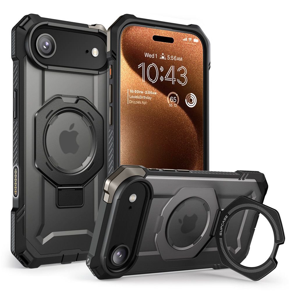 Supcase UB Grip Mag MagSafe Case for iPhone 17 Air - Black - Topocentras
