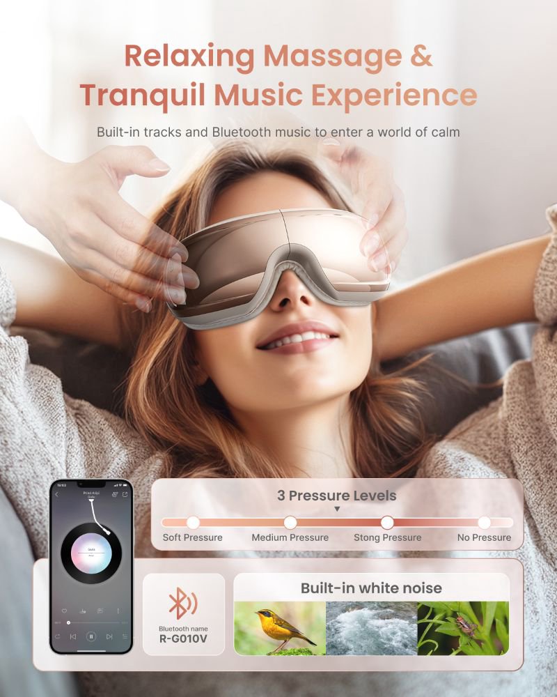 RENPHO Eyeris 3 Eye Massager Rose - Topocentras